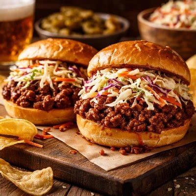 Chipotle Sloppy Joes With Crunchy Coleslaw Recipe