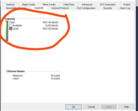 Is This Memory Capacity Too Tight For A Controllogix What Are The Cons About Using Almost All