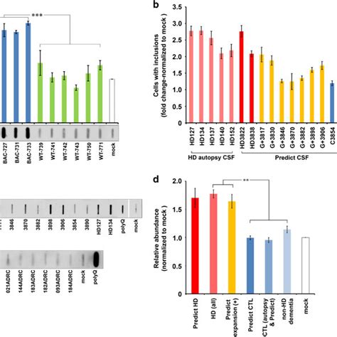 Postmortem Csf Seeding Enhancement Of Mhtt Aggregation In Inducible