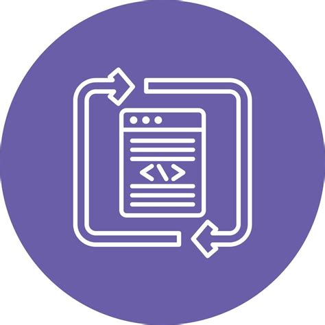 no code development platform line circle background icon 17619531