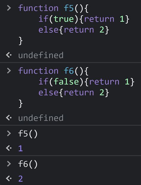 JavaScript Функция и несколько операторов return