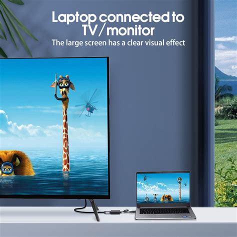 USB To HDMI Adapter 3 0 Cable Converter Male To Female Connector Converter Display Video Cable