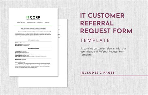Free Editable Referral Templates In Word To Download