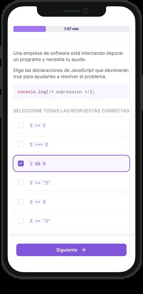 Javascript Prueba En Línea Evaluación De Habilidades