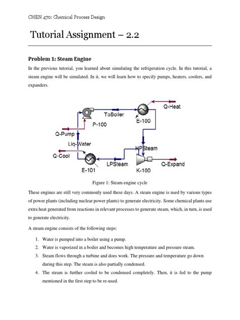 tutorial 2 2 steam engine and vle calculations pdf steam steam