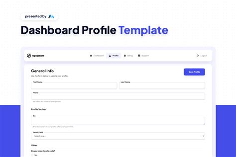 Dashboard Profile Template Webflow Templates Templates Project Dashboard Dashboard