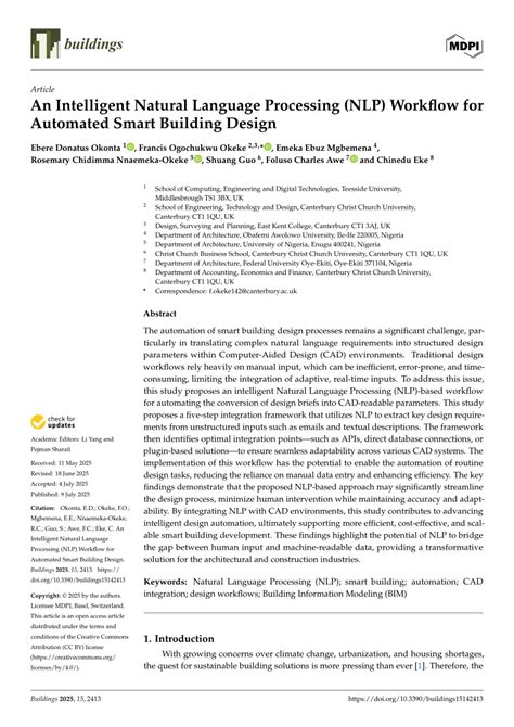 Pdf An Intelligent Natural Language Processing Nlp Workflow For