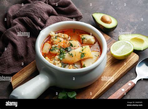 Sopa De Mondongo Colombiano Latin America Dish Soup Made From Diced