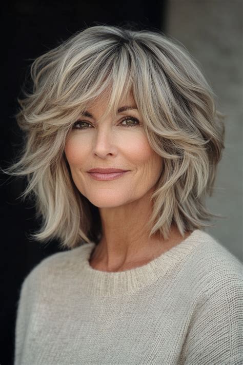 24 Elegant Medium Length Hairstyles For Older Women In 2024
