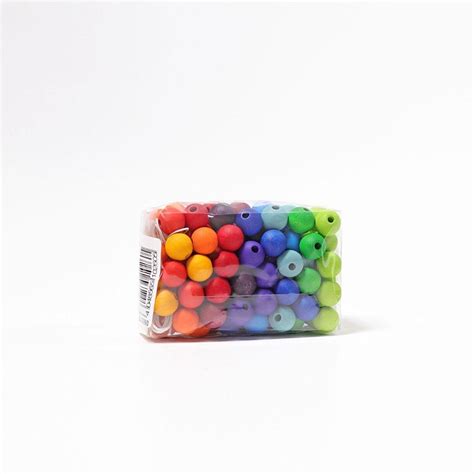 Grimms 120 Small Rainbow Beads Malih Nog Naokrog
