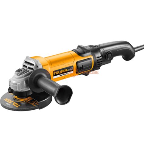 ელექტრო სახეხი ხელსაწყო 125mm სიჩქარის რეგულირებით1200w Tolsen Tol1908 79527