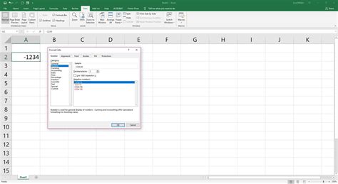 Formatting Negative Long And Special Numbers In Excel
