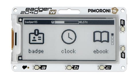 Badger W Board With Raspberry Pi Pico W And X Px E Paper Screen PiMoroni