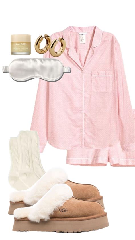 Cute Pink Pajamas For Preppy Aesthetics