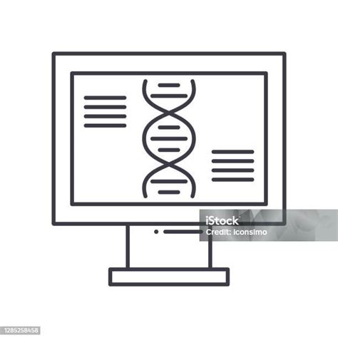 생체 모방 아이콘 선형 절연 일러스트레이션 얇은 선 벡터 웹 디자인 사인 흰색 배경에 편집 가능한 스트로크가 있는 개요 개념