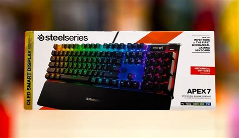 STEELSERIES APEX MECHANICAL GAMING KEYBOARD RED LINEAR SWITCH On Carousell