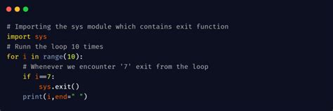 why is python sys exit better than other exit functions python pool