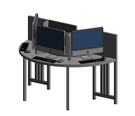 Computer Table Revit At George Jefferson Blog