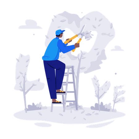 Man Cutting Tree Log Illustrations Free In SVG PNG EPS IconScout