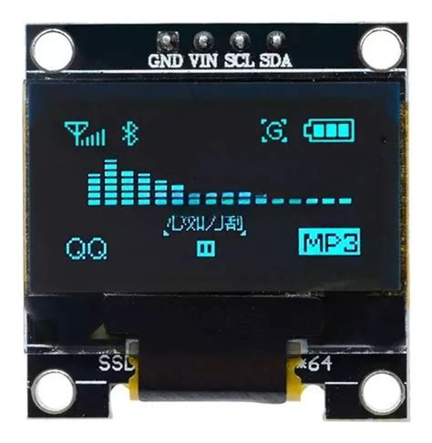 Modulo Display Oled I c Escrita Azul Blackboard Arduino R em Itajaí Santa Catarina