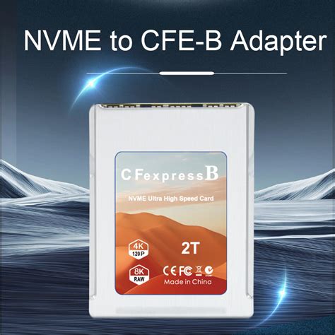 New Nvme To Cfexpress Adapter M2 M Key To Cf Express Type B Expansion Card M2 To Cfe B Riser