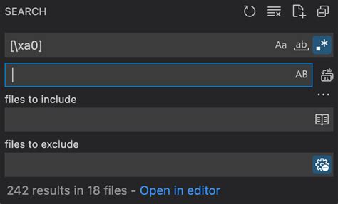 Replace U00a0 Nbsp Or Other Unicode Characters With Vs Code