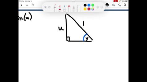 5 6 Inverse Trig Functions Derivatives Part 1 Youtube