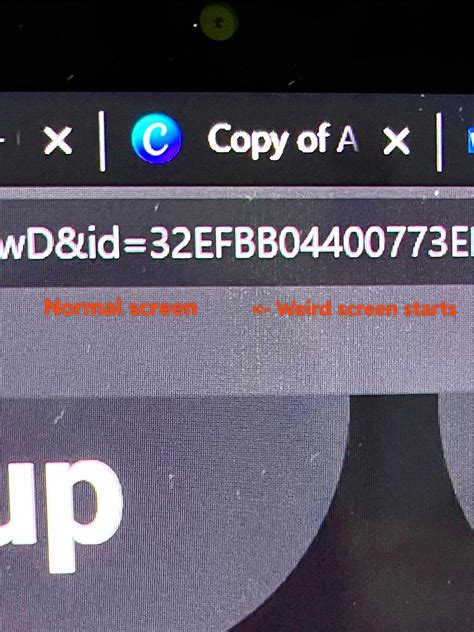 Pixelatednoise In Section Of Oled Screen Rlenovo