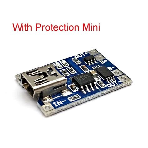 Szín Protect Minivel Type c Micro Mini USB V A TP lítium akkumulátor töltő modul
