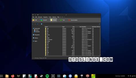 peazip 8 3 open source archive manager brings better xfce integration