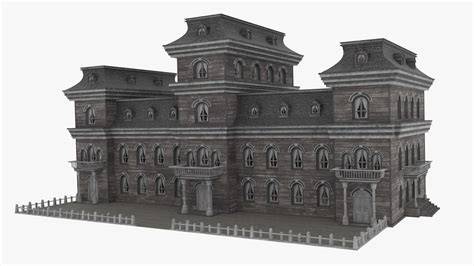 3d Haunted House Model Turbosquid 2280857