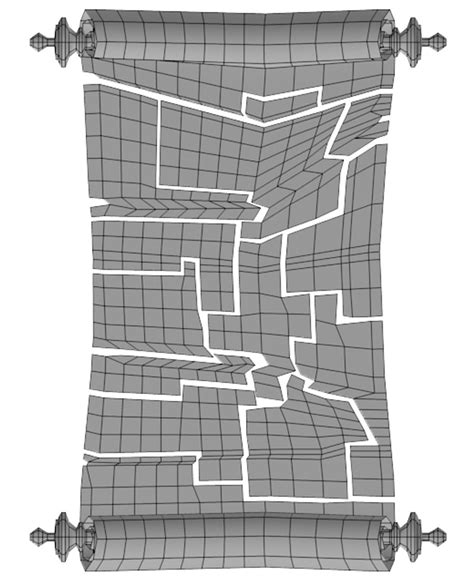 D Model Of Broken Scroll