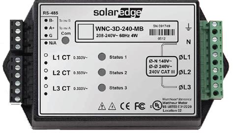 Solaredge Se Mtr240 2 200 S1 Storedge Consumption Meter Solaris