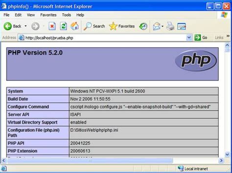 Cómo instalar PHP bajo IIS con Windows XP FayerWayer