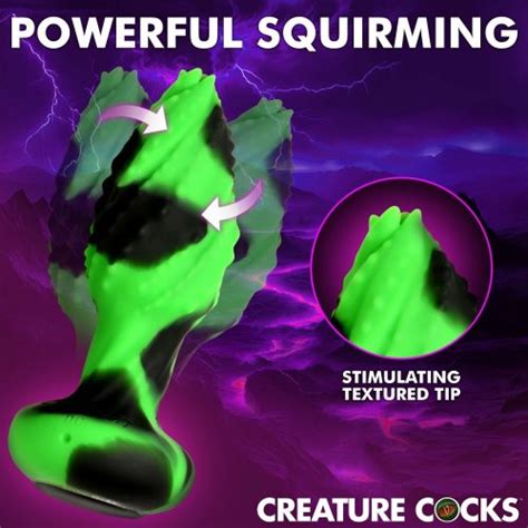 Creature Cocks Eye Of The Spawn Vibrating And Squirming Silicone Butt