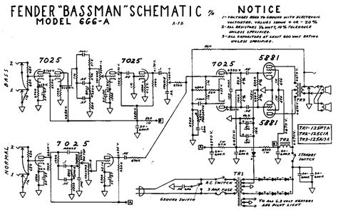 Fender Schematic Color