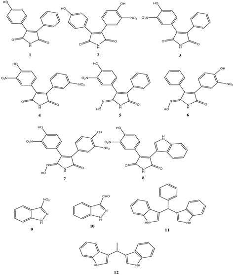 Structures Of Nitrosubstituted Maleimides Compounds Download