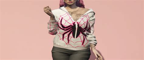 Spider Jacket For Mp Female Gta5