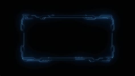 Hud Frame Digital Technology Plexus Lines 13310713 Stock Video At Vecteezy