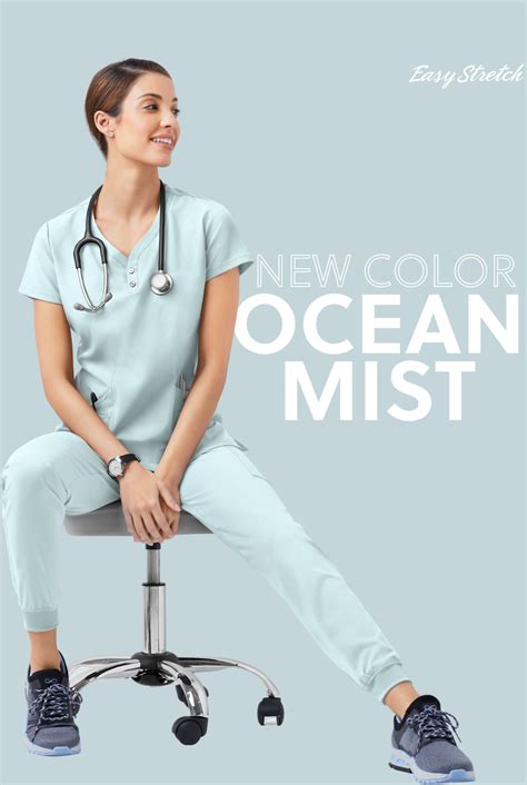 New Blue Color Scrubs Ocean Mist By Easy Stretch Easy Stretches