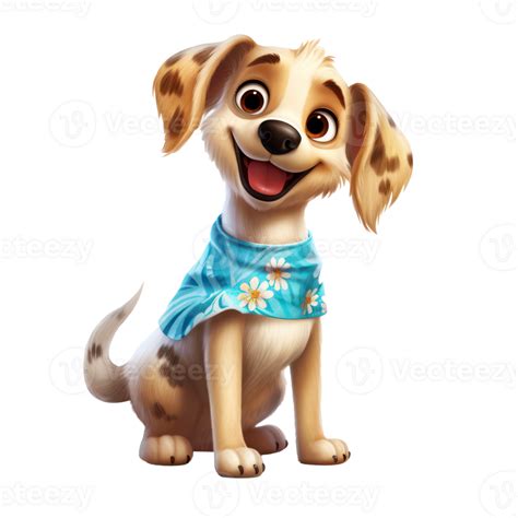 Ai Generated Cute Dog 2d Character 36569960 Png