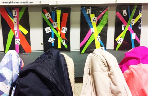Etiquettes Porte Manteau En Maternelle