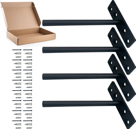 Heavy Duty Floating Shelf Bracket Invisible Hidden Shelf Supports For Concealed Wood Shelves