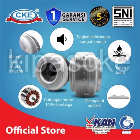 Jual Duct Inline Cke Ci Cdi315 126 Inch Inline Fan Duct Blower Hisap