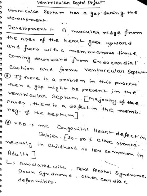 Ventricular Septal Defect Vsd Pdf