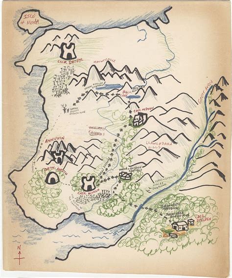 digital collections later version of map of prydain n d retrieved