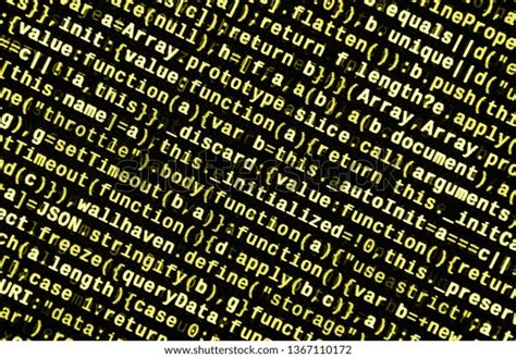 Javascript Code Text Editor Coding Cyberspace Stock Illustration 1367110172 Shutterstock