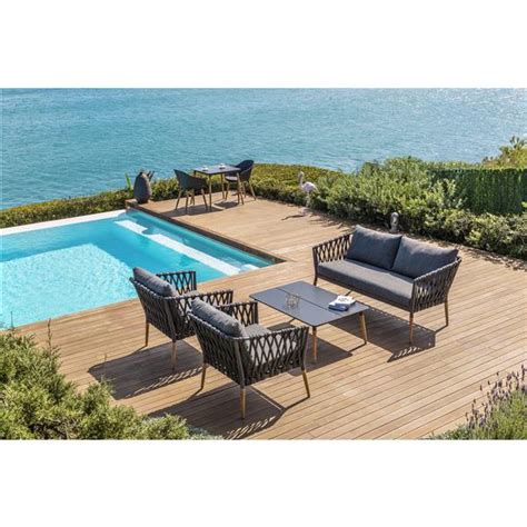 Scancom Ipanema Patio Set Teak Gray 4 Pcs Scan1095 Rona
