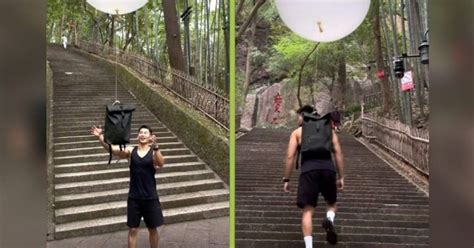 게으른 등산객 맞춤 발명품배낭에 붙여 무게 줄이는 이것