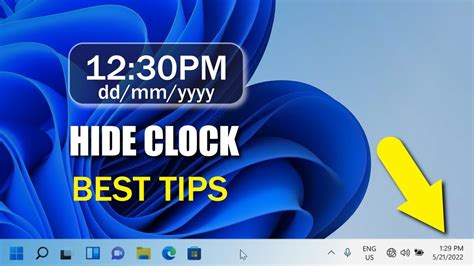 How To Hide Clock On Windows Tutorials Home YouTube